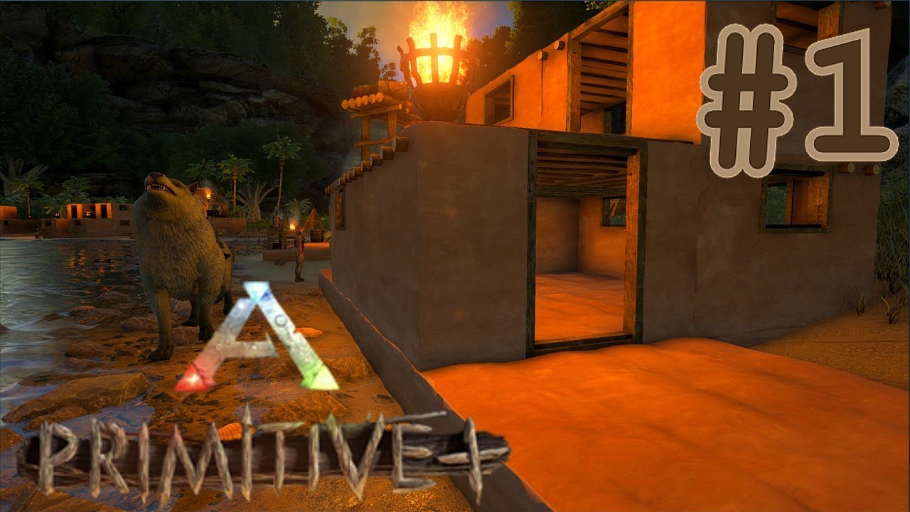 ARK Primitive Plus#1 البحث عن منطقة - YouTube