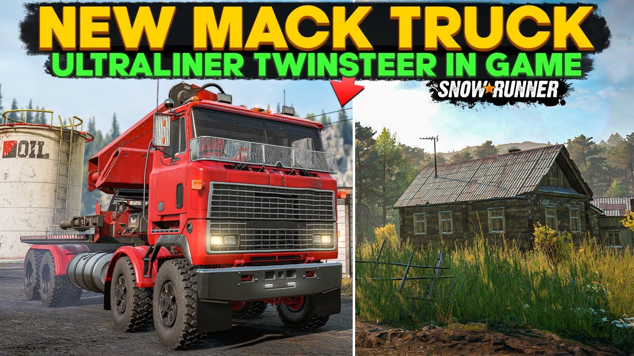 New Truck Mack Ultraliner Twinsteer in SnowRunner For Consoles & PC You ...