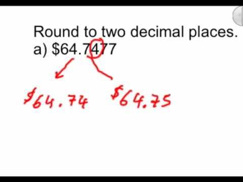 Rounding to the nearest penny - YouTube