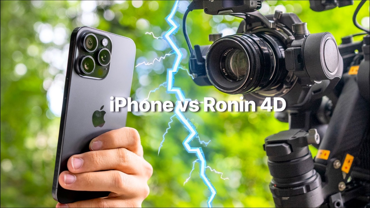 iPhone vs Hollywood Movie Camera - Ronin 4D - YouTube
