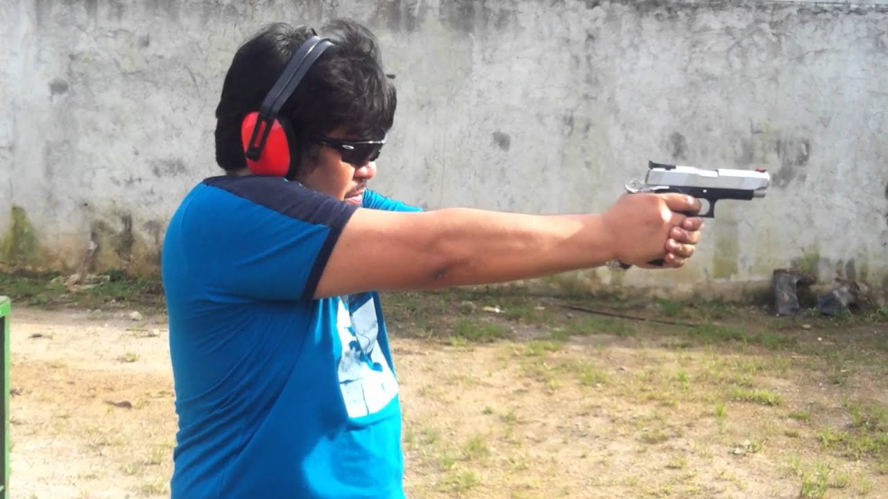 1911 .45 Caliber at 168 Firing Range - YouTube