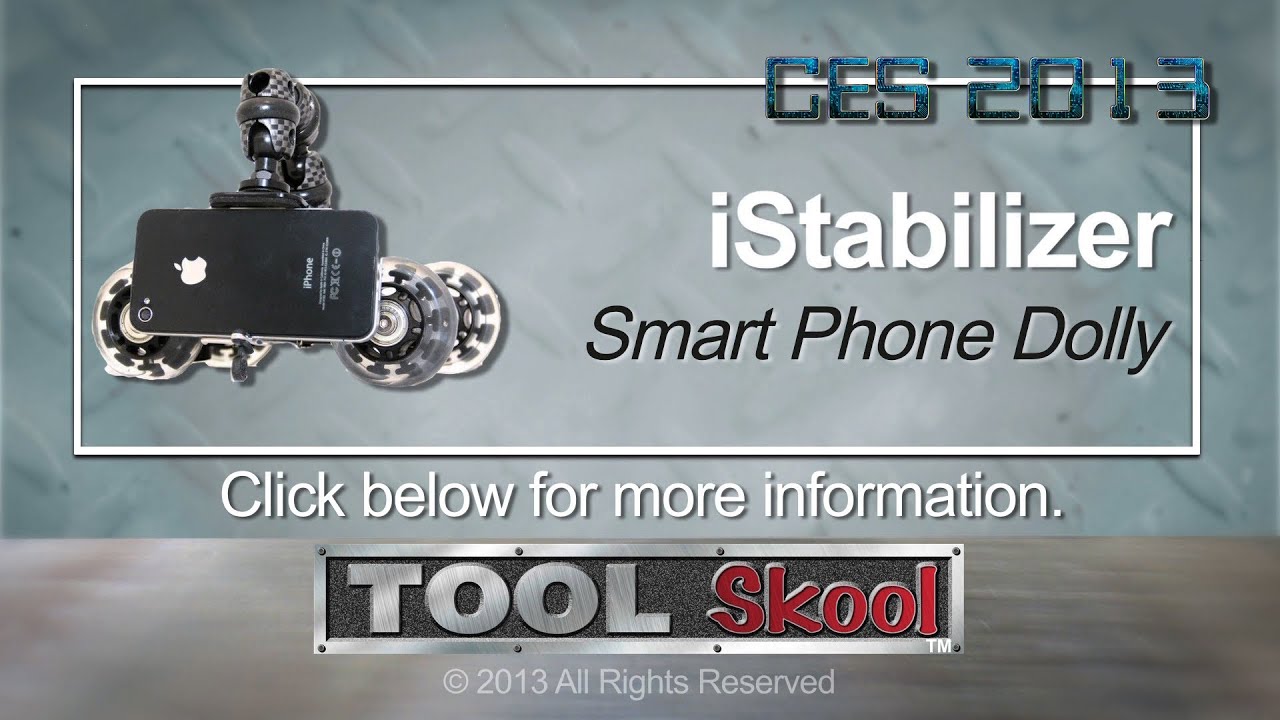 iStabilizer Dolly ISTDL01 Smart Phone Camera Dolly - CES 2013 - YouTube