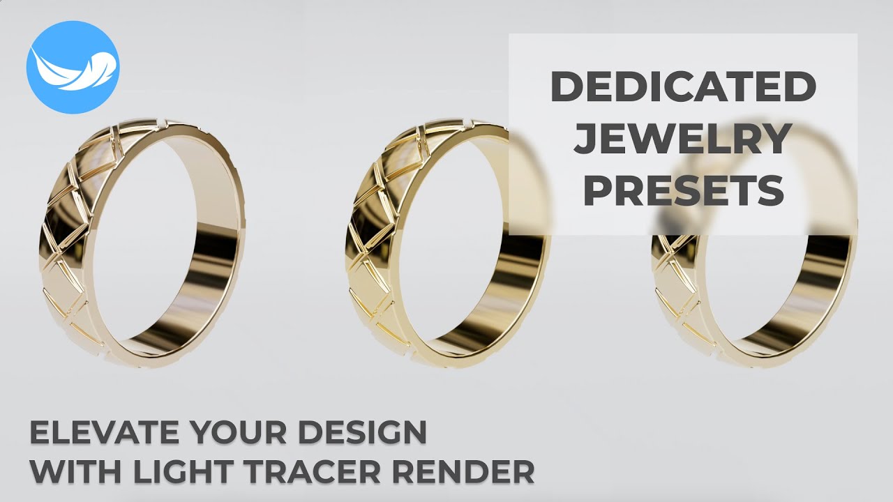 Dedicated jewelry presets in Light Tracer Render - YouTube