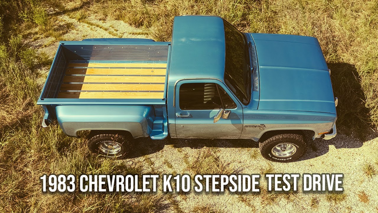 *SOLD* 1983 Chevrolet K10 Stepside Test Drive - 350 - 4 Speed - AC ...