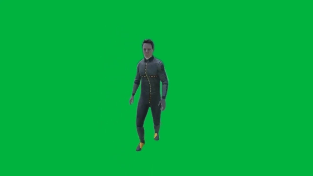 Bonelab ford walking backwards green screen - YouTube