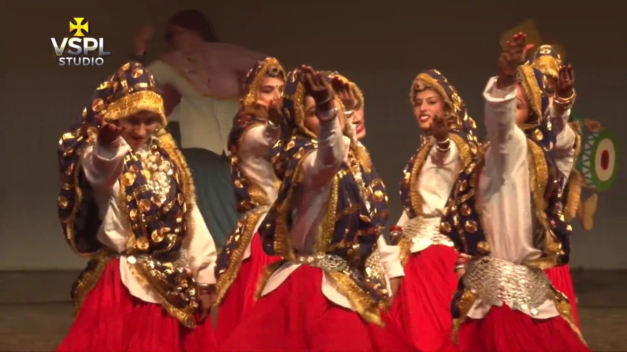 VSPL STUDIO- रत्नावली में सामण के गीत पर हरियाणा का घुमर नृत्य- छोरियां ...