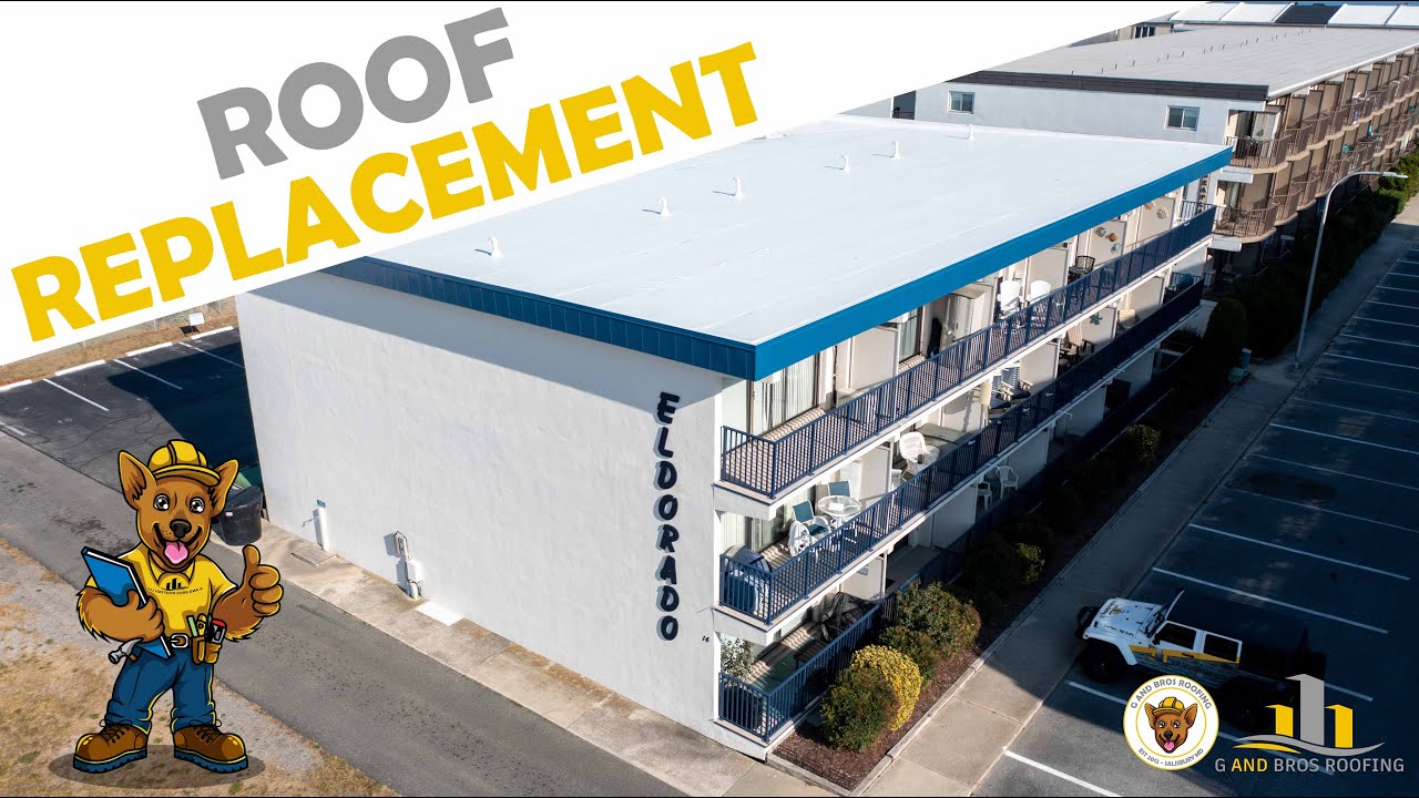 El Dorado Condo Roof Replacement in Ocean City, MD – New Mule-Hide TPO ...