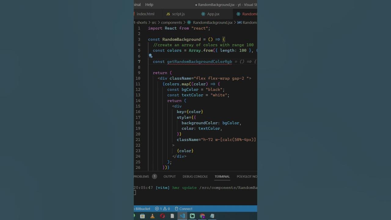 Goodbye stackoverflow! Copilot generated random bg color and correct text contrast in 10s. - YouTube