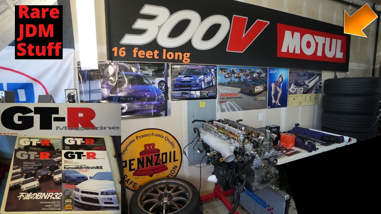 Stateside Garage Rare JDM banners and posters GTR Magazine for my ...