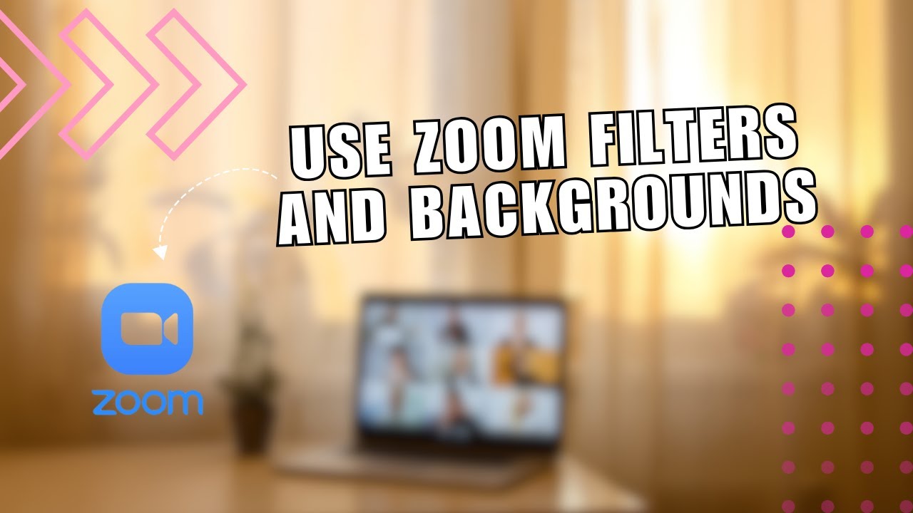 👍 GUIDE: how to use zoom filters and backgrounds | Step by Step - YouTube