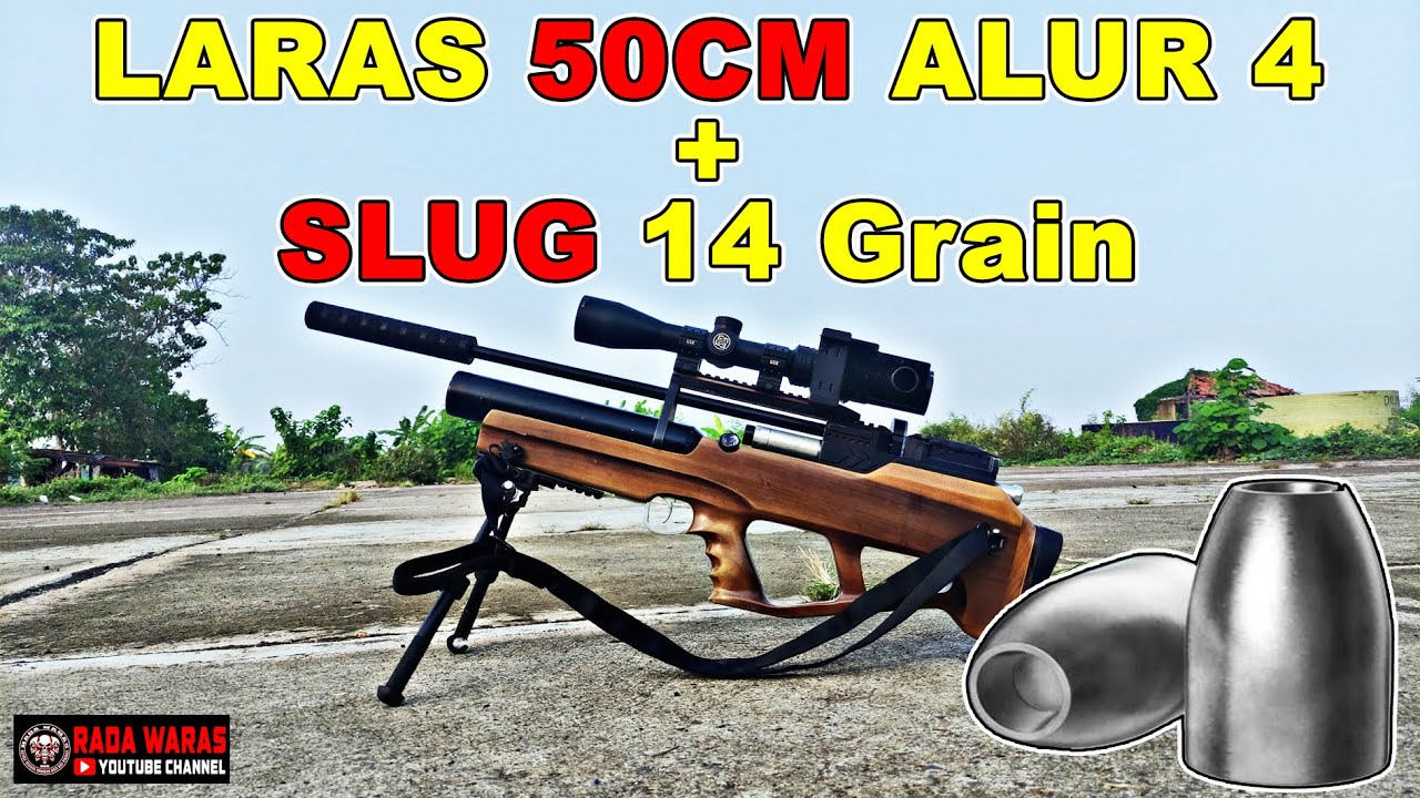 Bocap Bullpup Laras 50cm dan Slug 14gr || Berburu Tekukur - YouTube