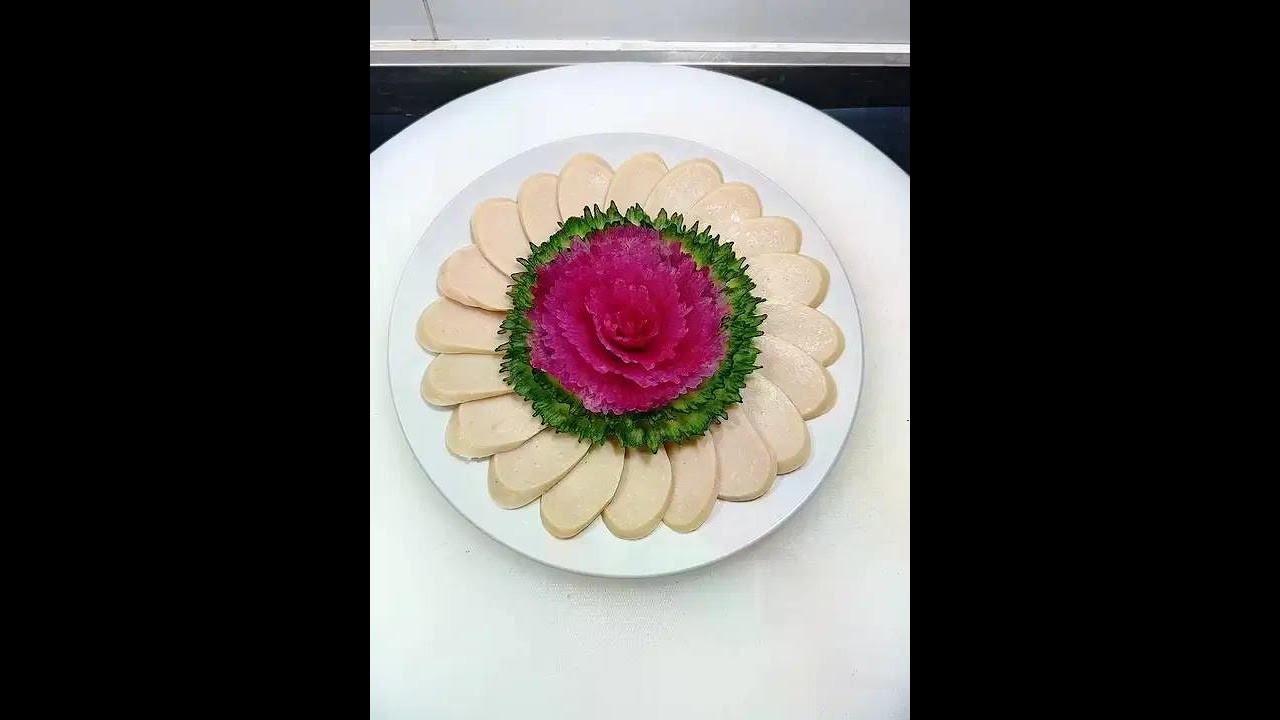 Flower Blossom Wealth Ham Sausage, New Year's Eve Ham Sausage ...