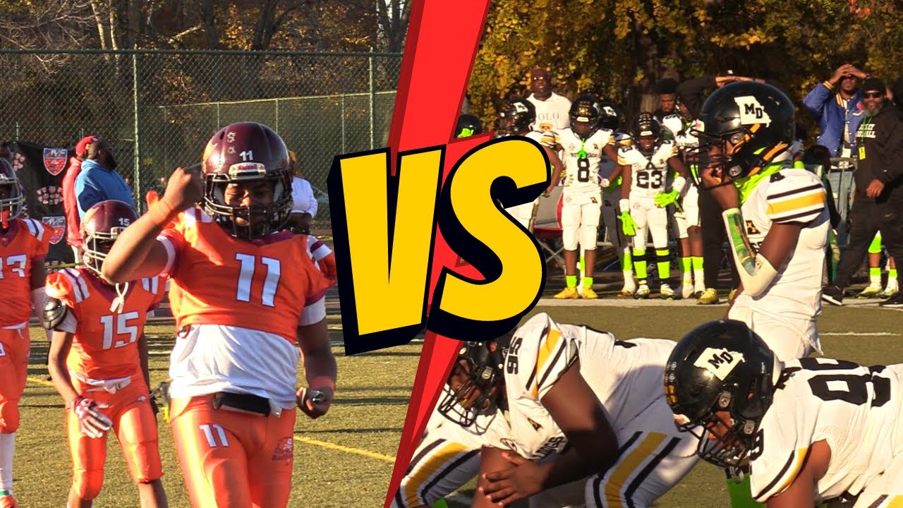 Best Rivalry in 10U Youth Football NTB Badboyz vs. Mathews Dickey ...