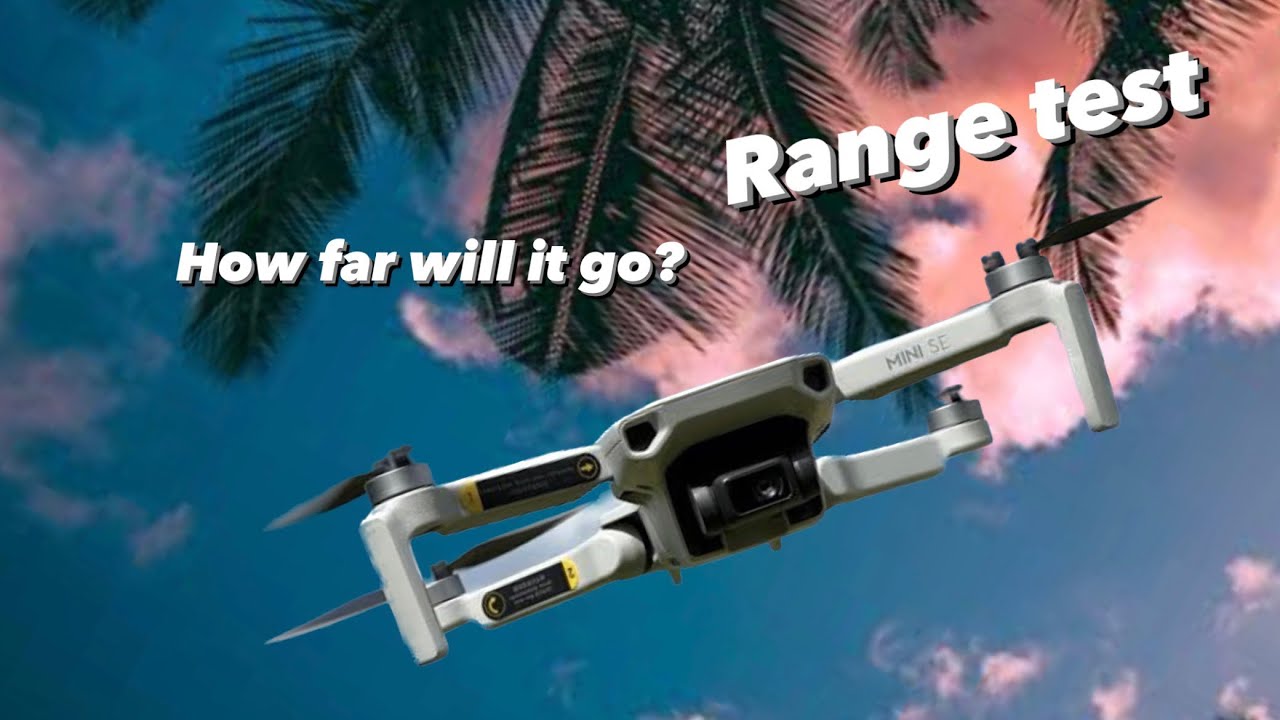DJI MINI SE Range Test - How far will it go? Urban area - YouTube