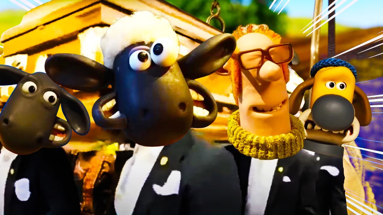 Shaun the Sheep Funny dancing to music! 🔴 - YouTube