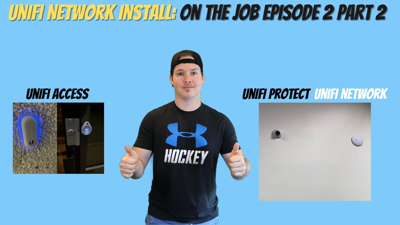 Unifi Network install On the Job episode 2 part 2 - YouTube