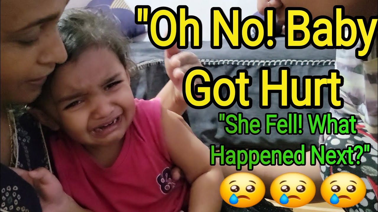 "Oops! Baby Hit Head on Floor and Started Crying 😢"#babycrying # ...