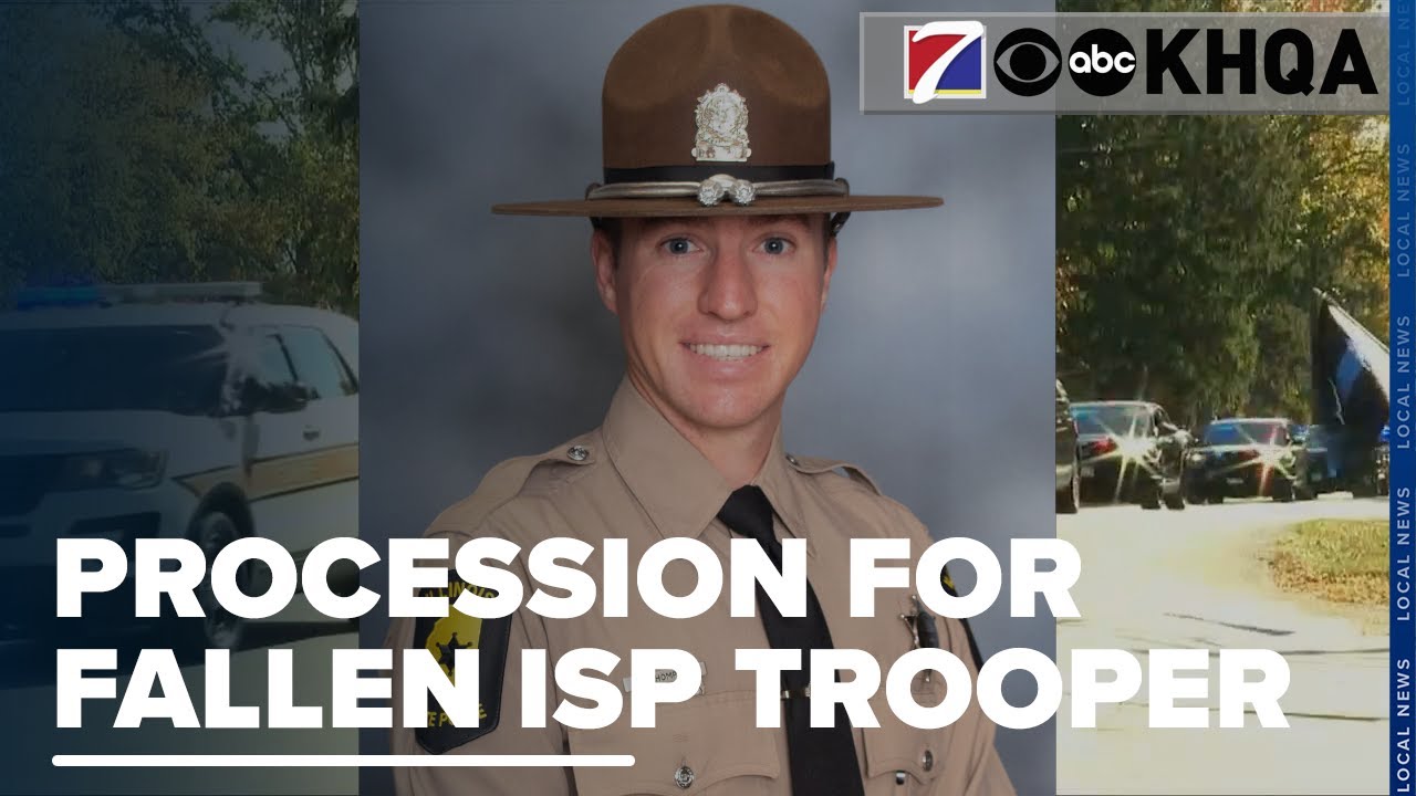 A Procession Was Held for Fallen Illinois State Police Trooper Corey S ...