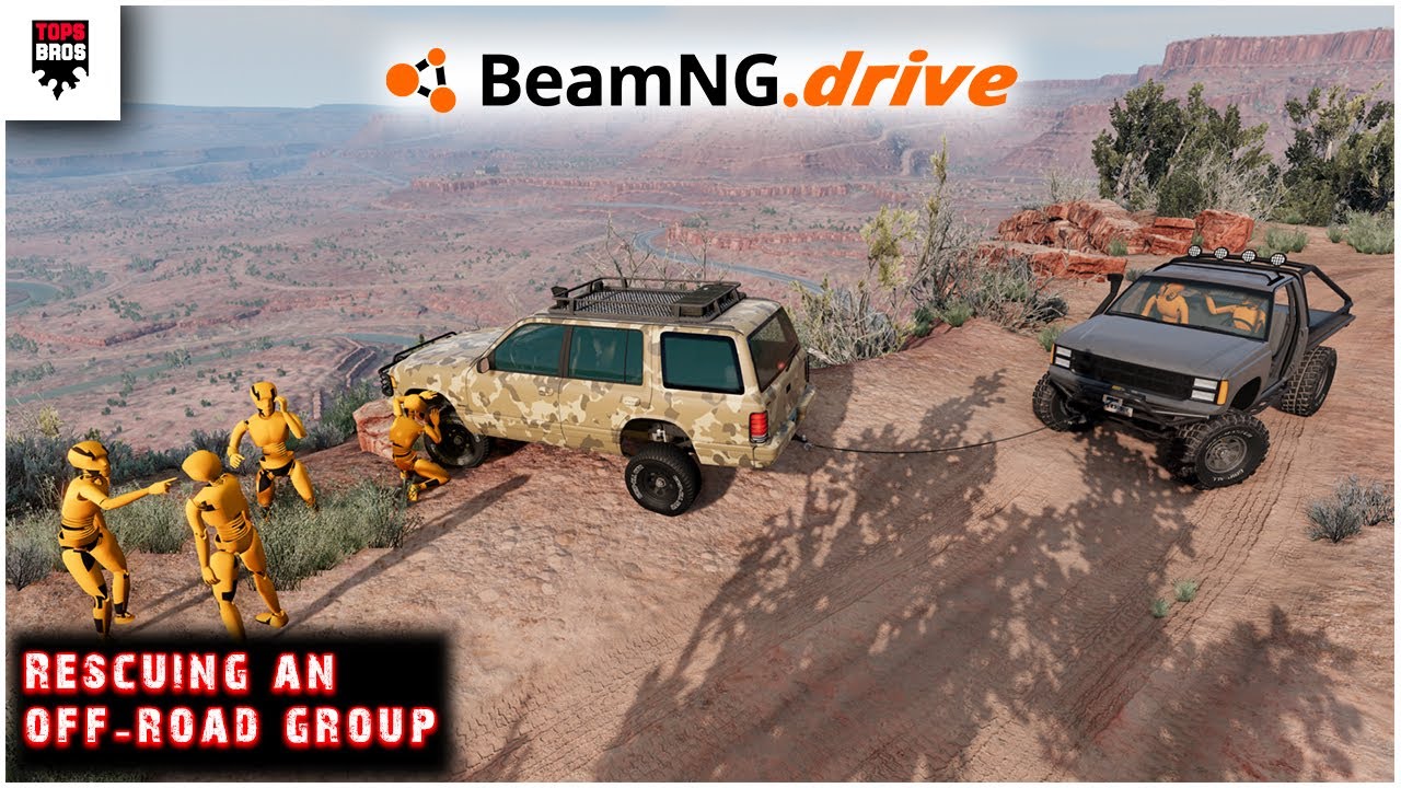 Rescuing an off-road group (#1) BeamNG drive - YouTube