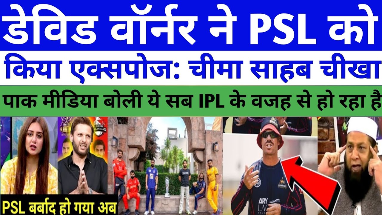 Chima Sahab Crying David Warner Ignore PSL Caption Photoshoot | Pak ...