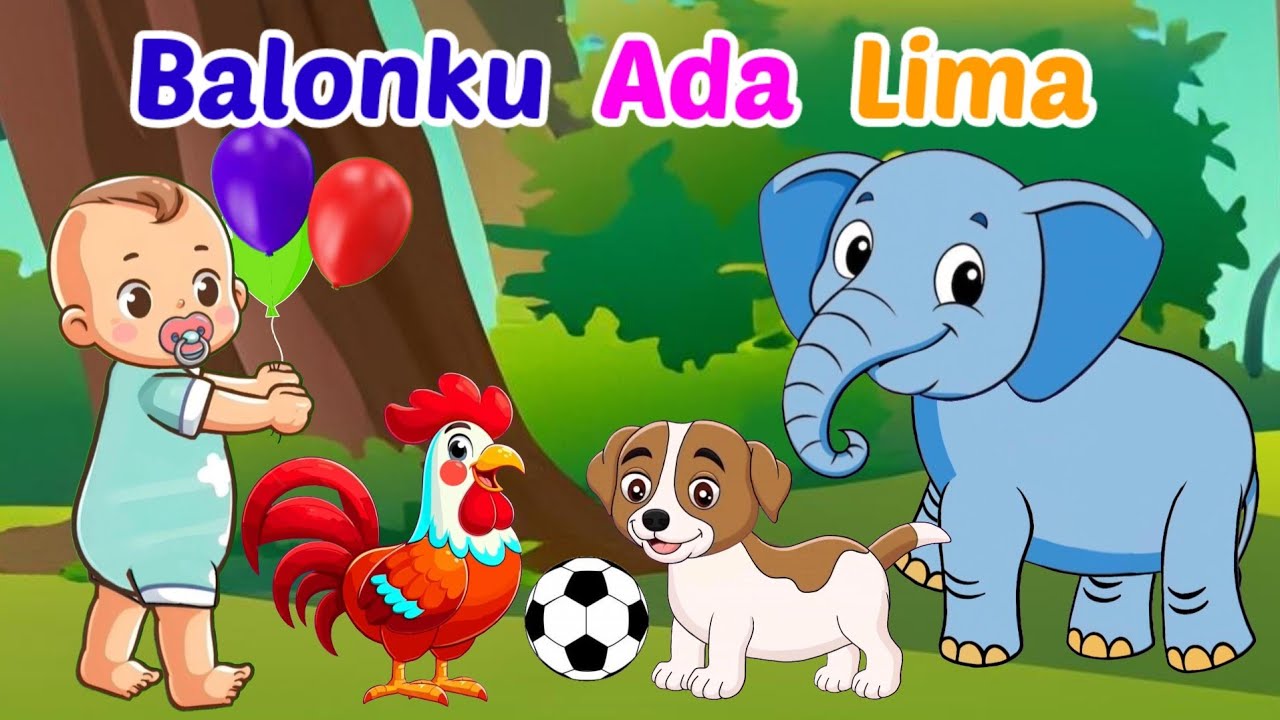 Balonku Ada Lima Dan Lagu Anak Lainnya - Lagu Anak Indonesia Kompilasi ...