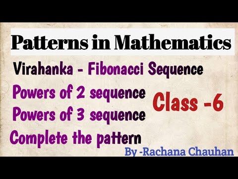Virahanka - Fibonacci sequence| Patterns in Mathematics #class6maths ...