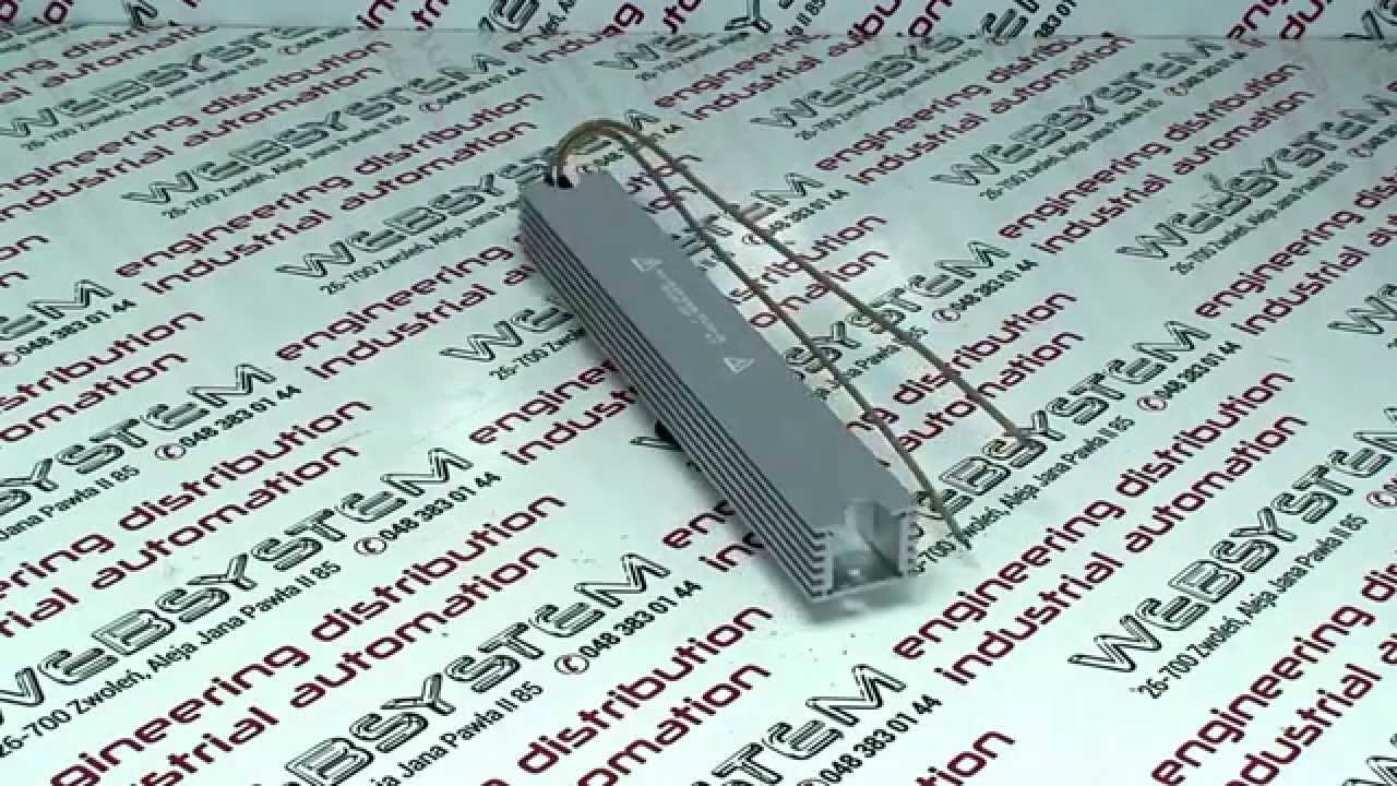 Rezystor 75 Ohm 400W AX-REM00K4075-IE do falownika Omron MX2 - YouTube
