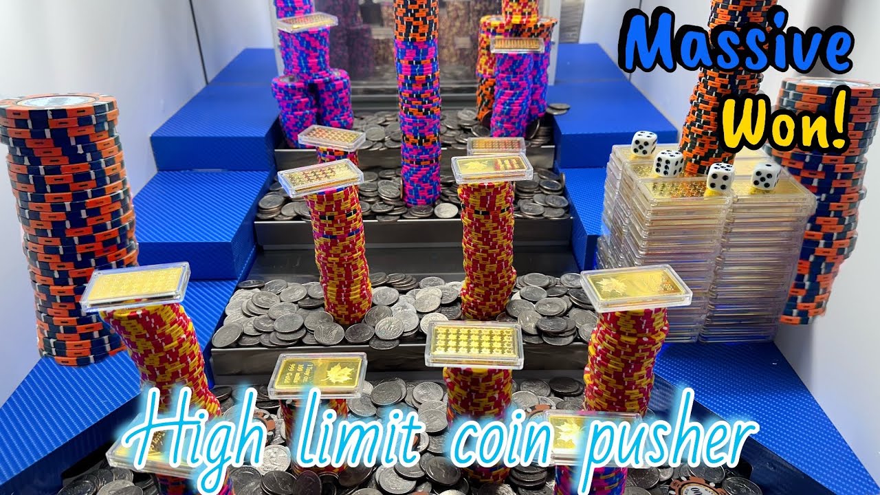 50 Quarter challenge $1,000,000.00 Buy in high limit coin pusher - YouTube