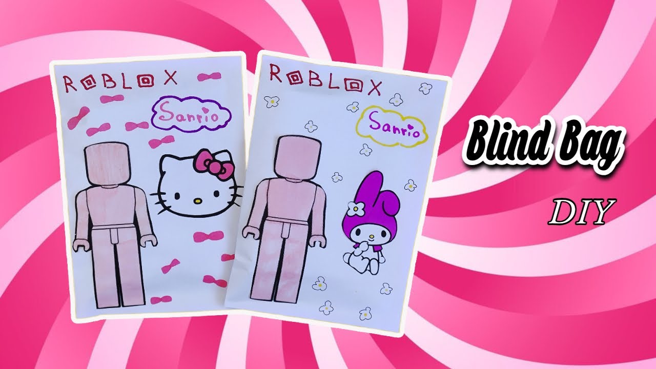 [paper diy]Blind Bag Roblox\Sanrio\Hello Kitty\My Melody - YouTube