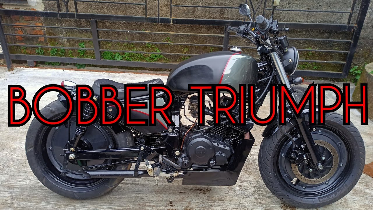 TRIUMP BOBBER YAMAHA BYSON - YouTube