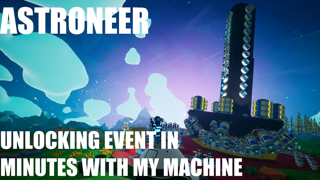 ASTRONEER - 10 Days Left! All Unlocks In Minutes With My Automation ...