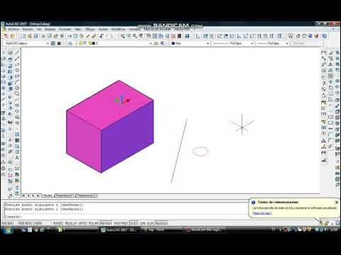 AutoCAD: gira (gi) y gira3d - YouTube