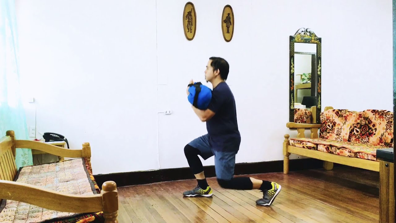 Sandbag Front Loaded Split Squat - YouTube