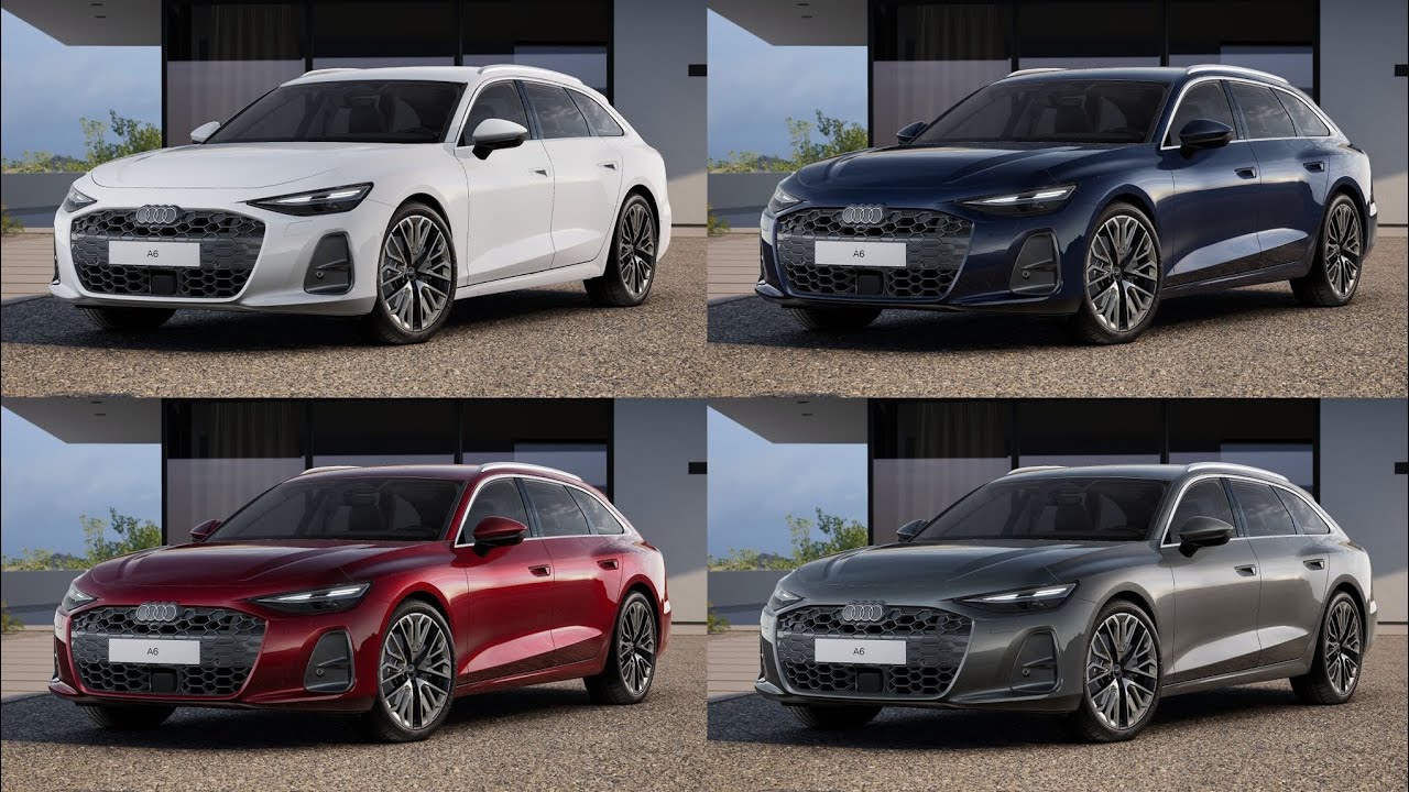 All New 2026 Audi A6 Avant - COLOURS - YouTube