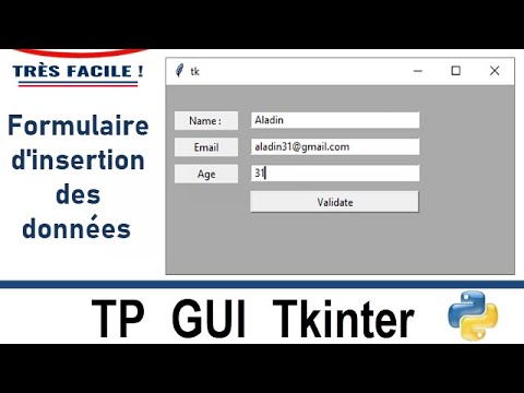 TP GUI Python Tkinter Solution Exercice 17 - YouTube