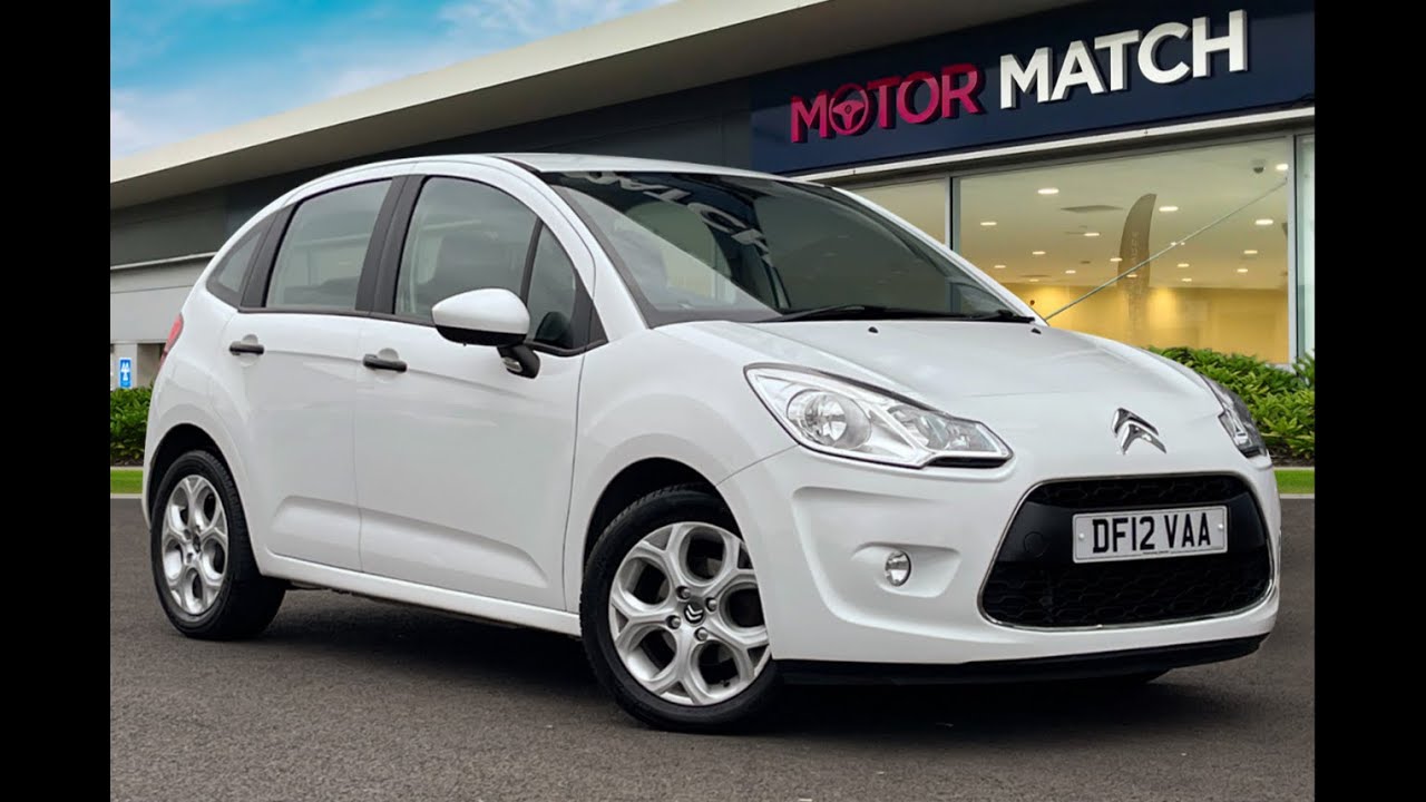 Used 2012 Citroen C3 1.4i White at Chester | Motor Match cars for sale ...