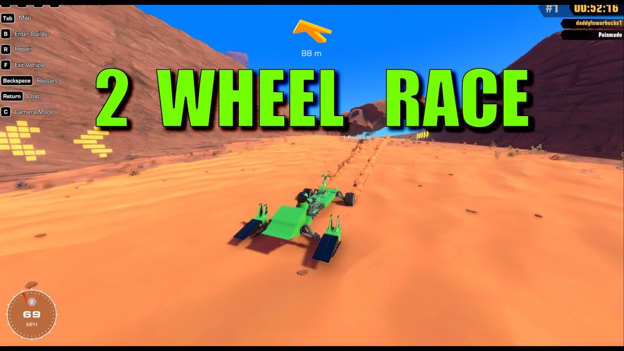 2 wheel race! am i still undefeated? trailmakers multiplayer - YouTube