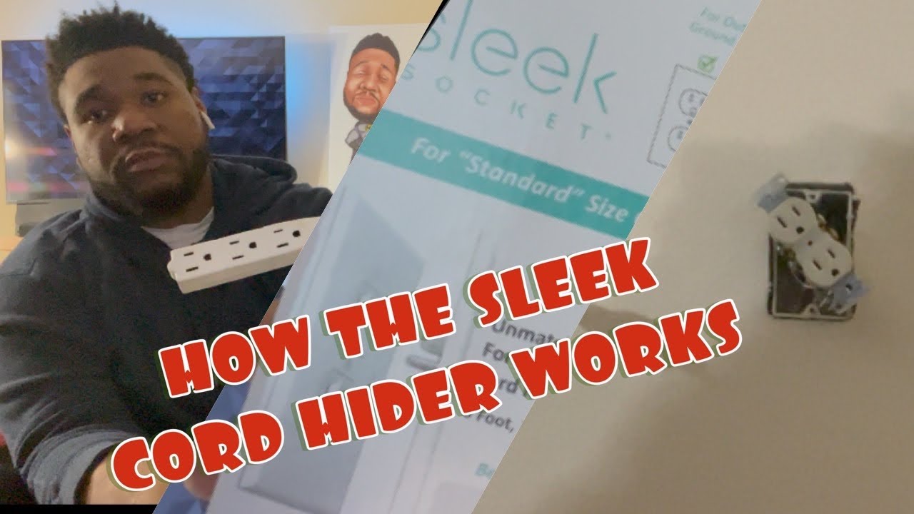 SLEEK SOCKET ULTRA…HIDING CORDS AND FLIPPING SOCKETS - YouTube