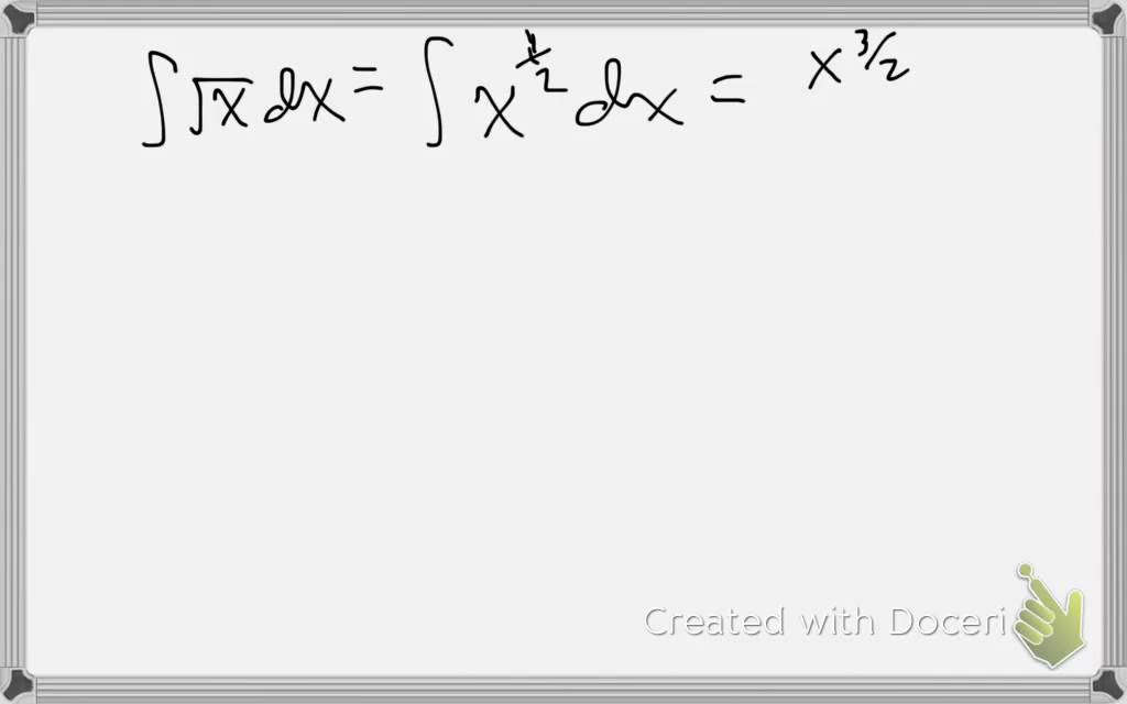 a basic indefinite integral - YouTube