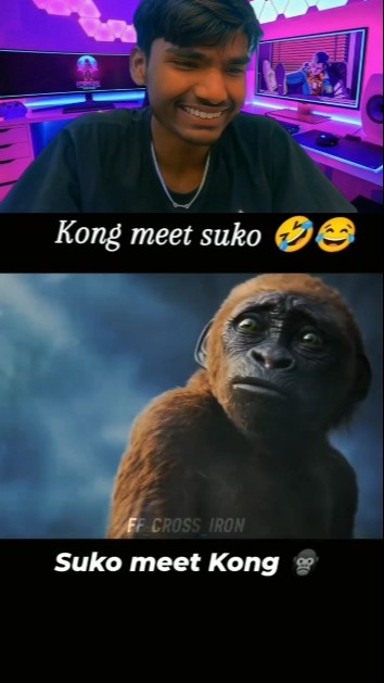 kong meet suko 😂😂 #shorts #shorts #shortsfeed #kongvsgodzilla # ...