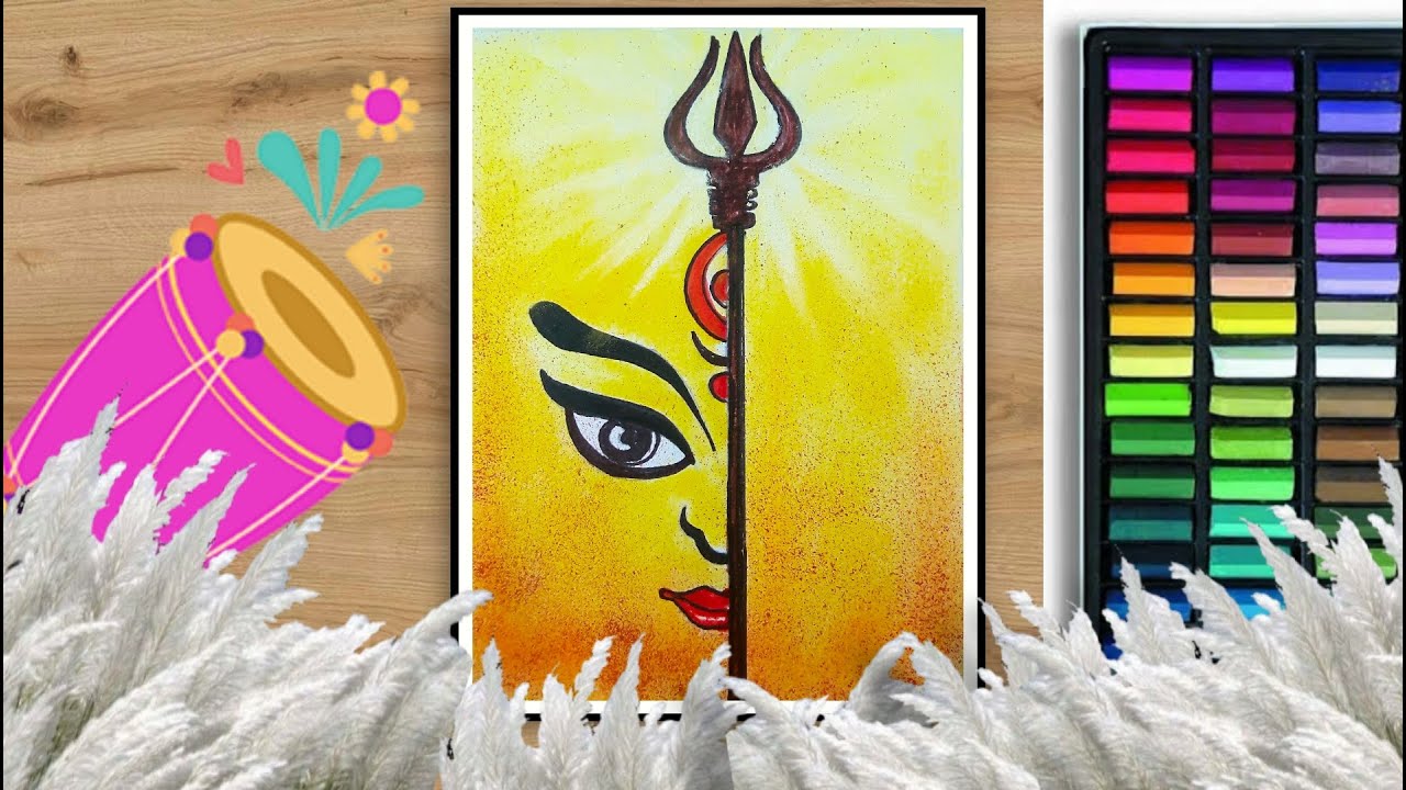Durga maa agomoni drawing // Mahalaya drawing // Maa durga drawing ...