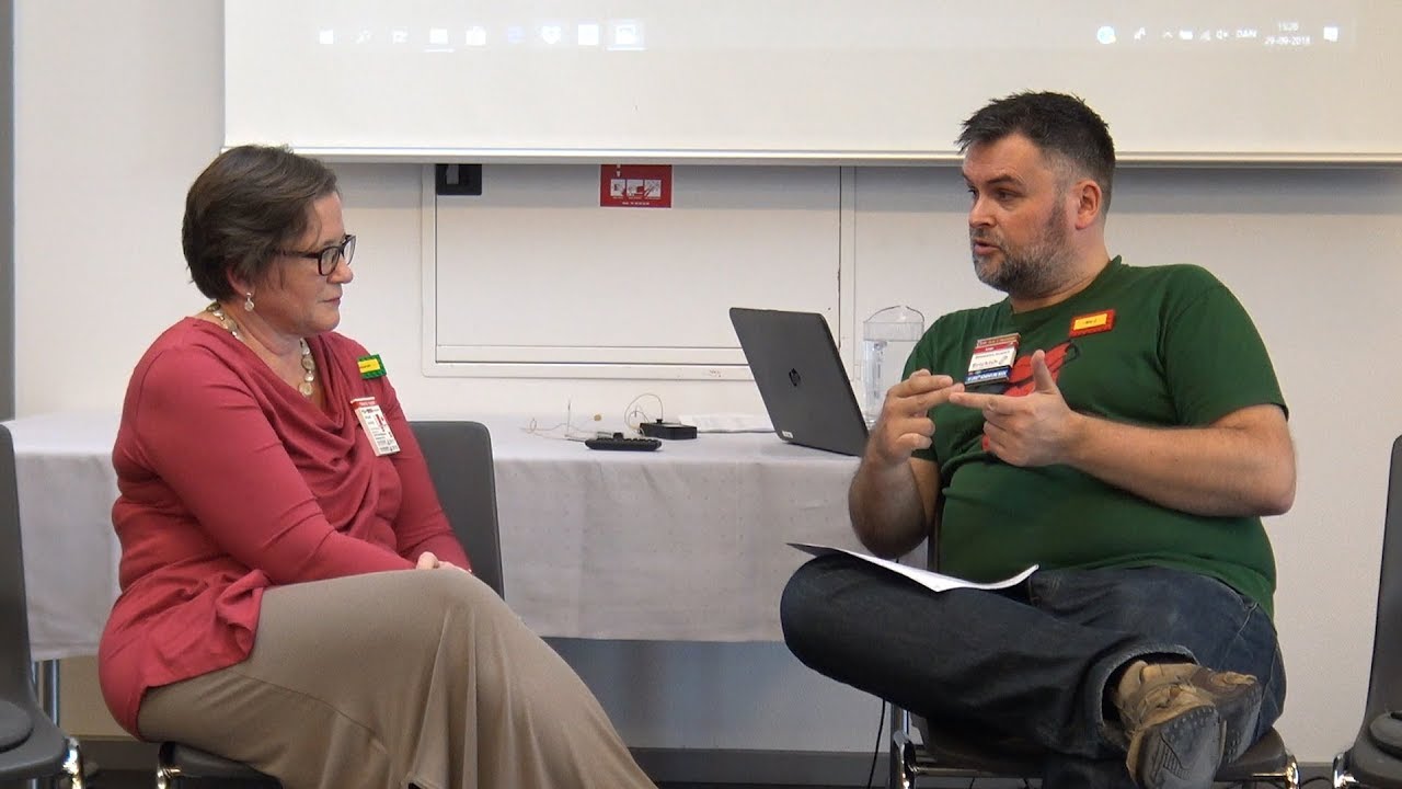 Interview with Deborah Higdon at Skærbæk Fan Weekend 2018 - YouTube