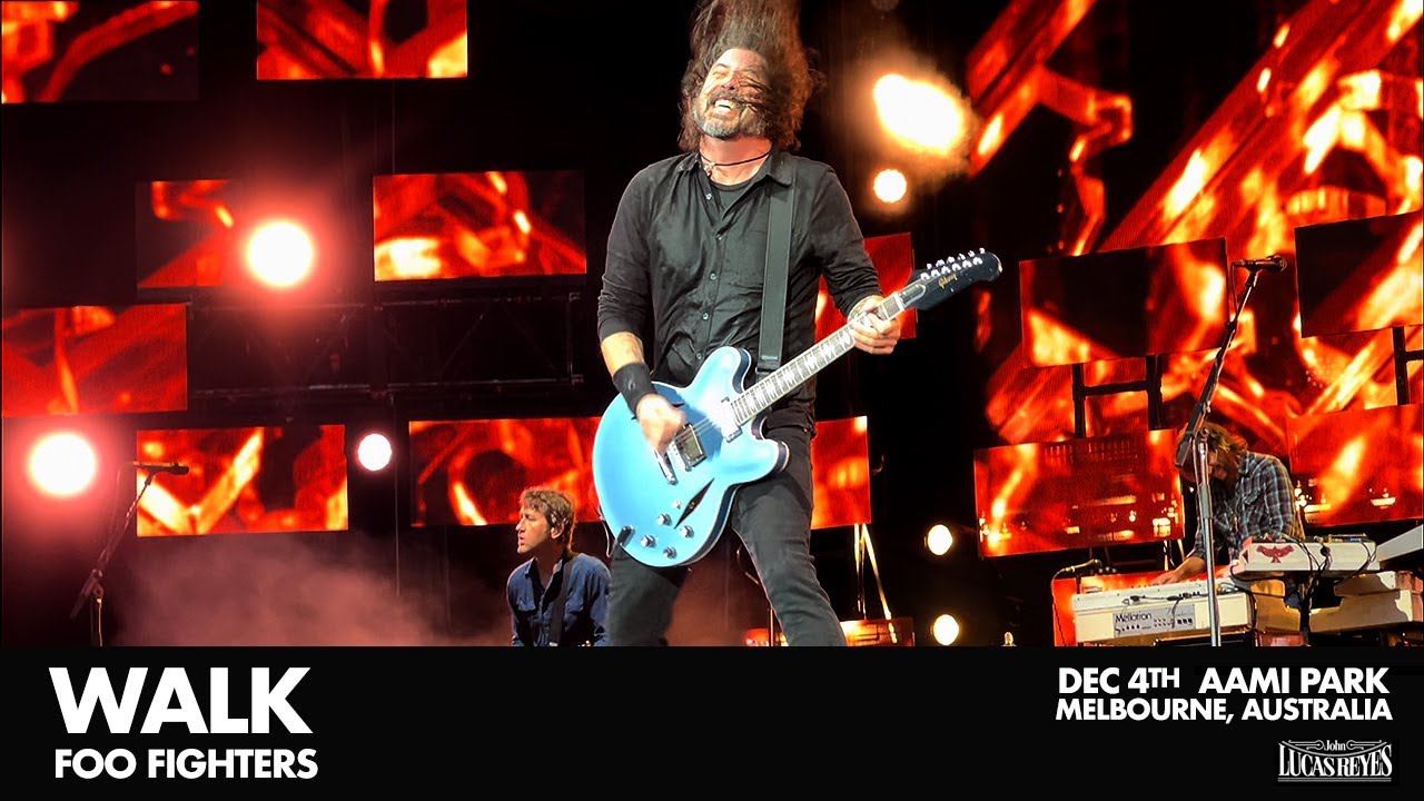 Walk - Foo Fighters Live in Melbourne - AAMI Park - December 4th 2023 ...