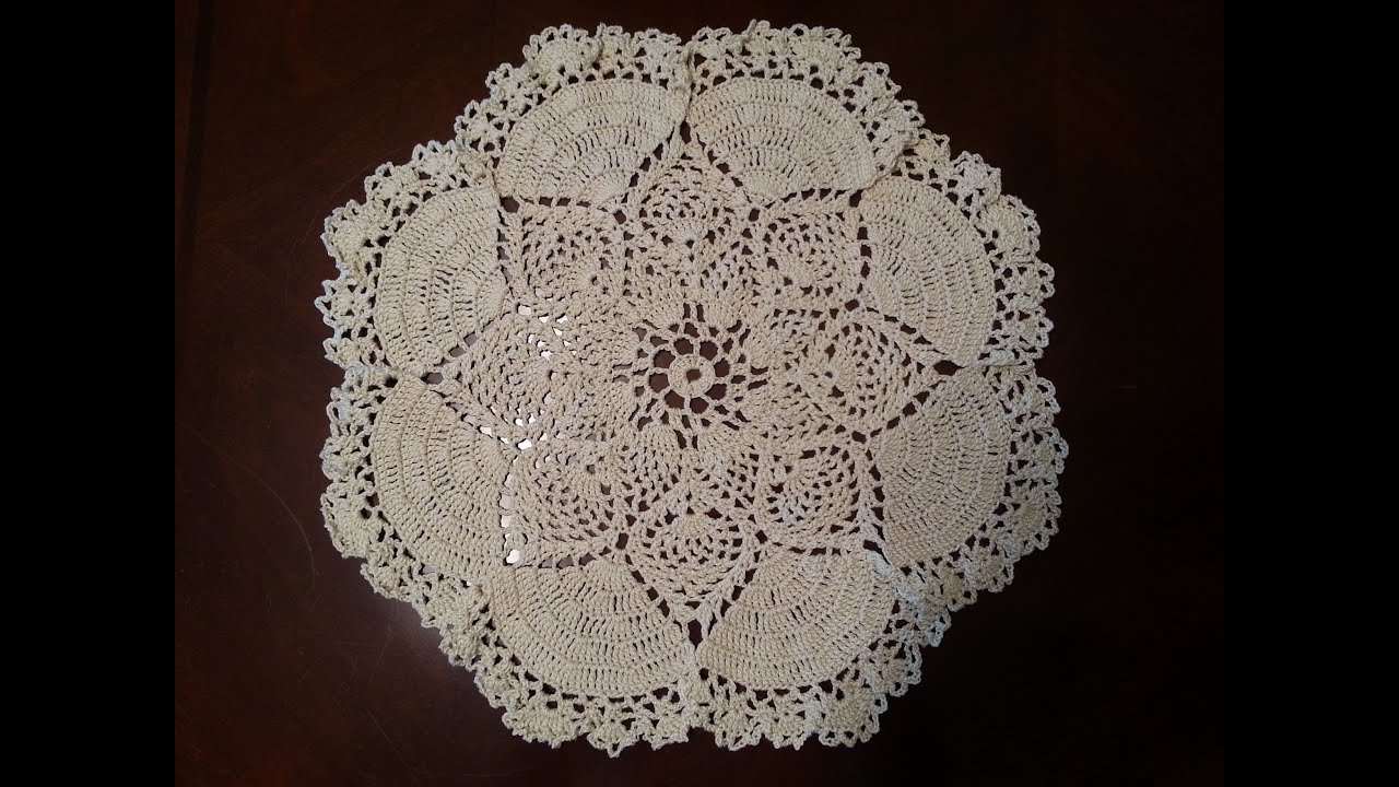 Crochet Doily - Dove Doily Part 1 - YouTube