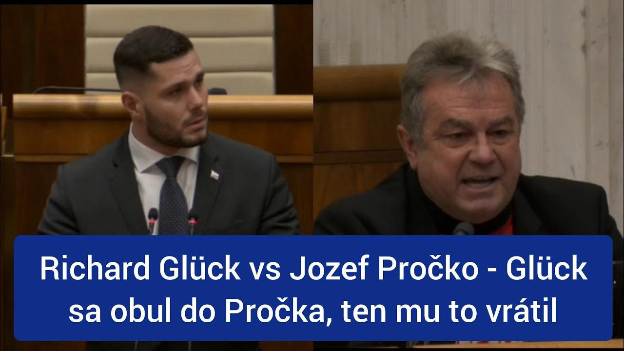 Richard Glück vs Jozef Pročko - Glück sa obul do Pročka, ten mu to ...