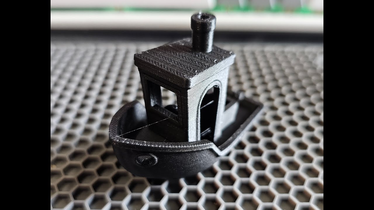 Creality K1C 3D Printer PLA-CF "Benchy" Time Lapse - YouTube