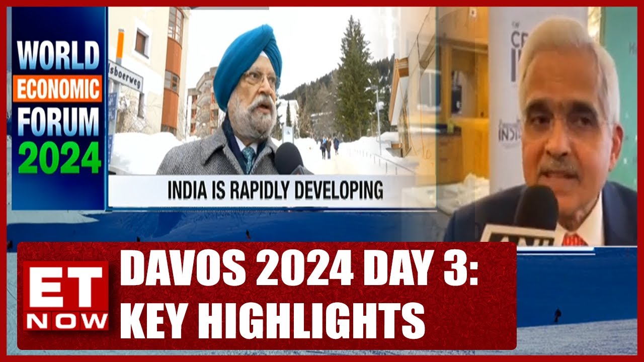 Hardeep Singh Puri, RBI Governor At World Economic Forum 2024 | Key ...