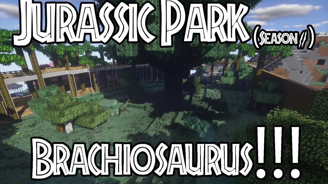 Jurassic Park Season 2 EP20! Brachiosaurus! (Minecraft Dinosaurs) - YouTube