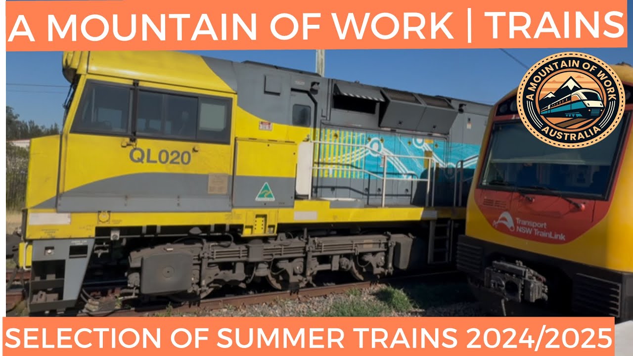 Selection of Summer Trains 2024/2025 | NSW | Trains - YouTube