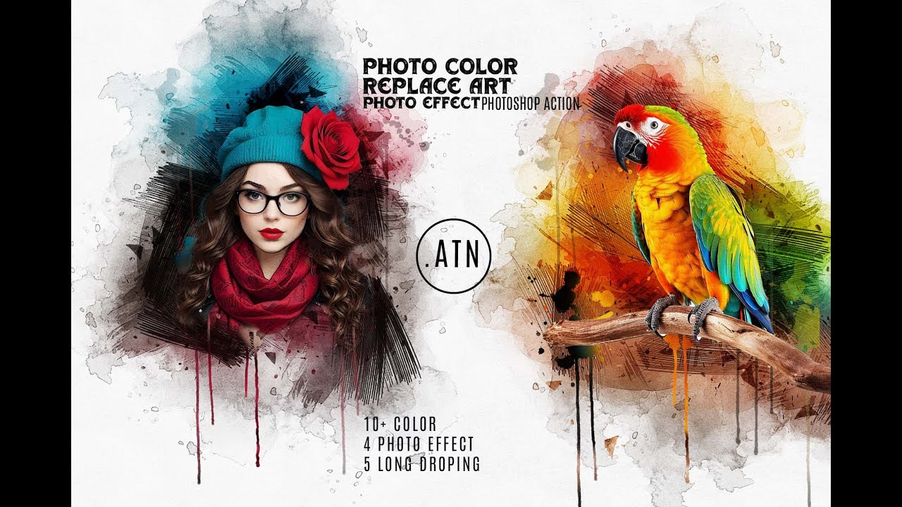 Photo color Replace art Photoshop Tutorial - YouTube